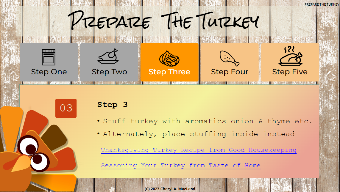 Turkey Talk – Cheryl A. MacLeod